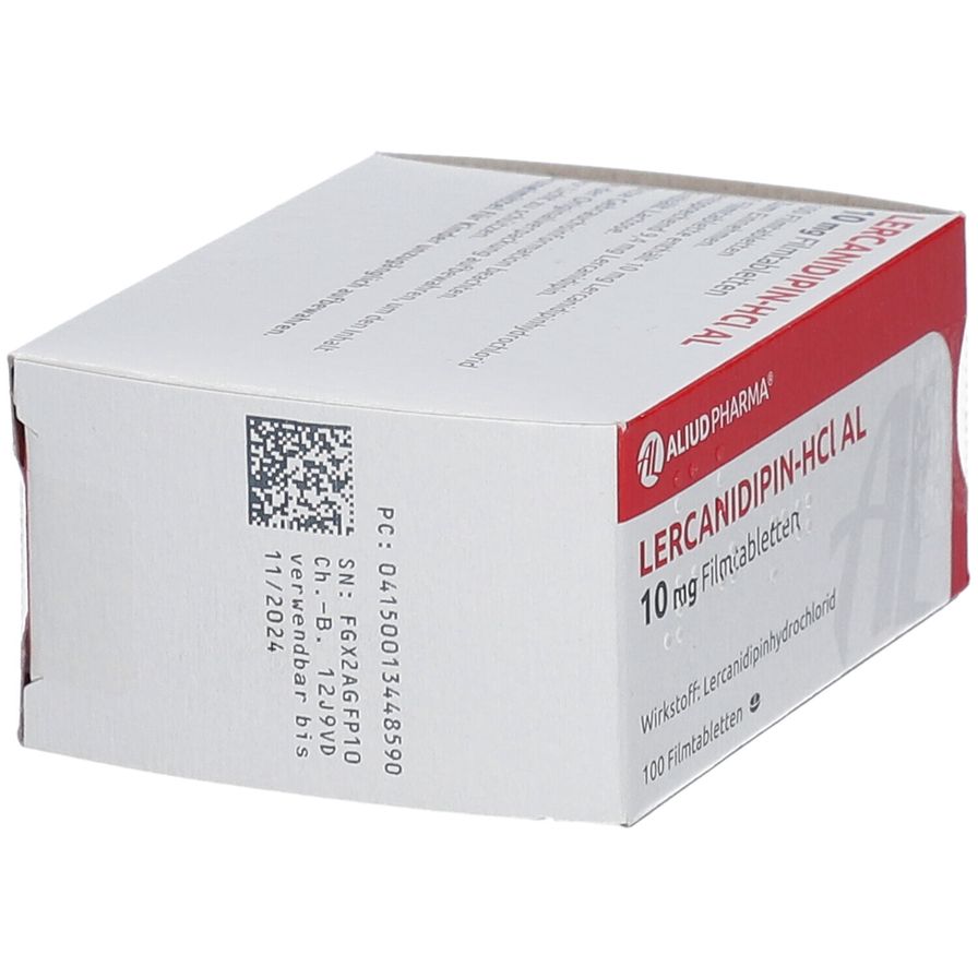 Lercanidipin-HCl AL 10 mg 100 St - shop-apotheke.com
