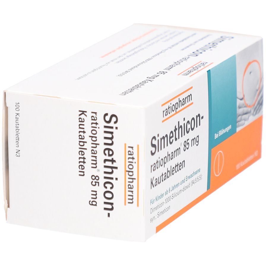 Simethicon-ratiopharm® 85 mg 100 St - shop-apotheke.com