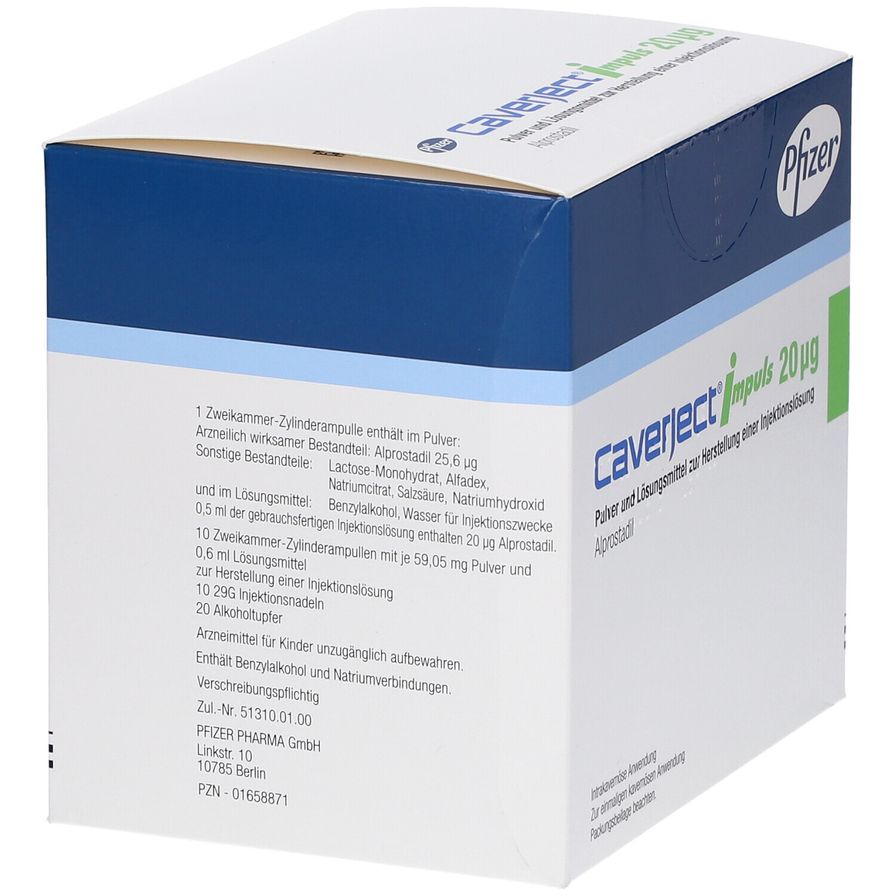 Caverject® Impuls 20 µg 10 St - shop-apotheke.com
