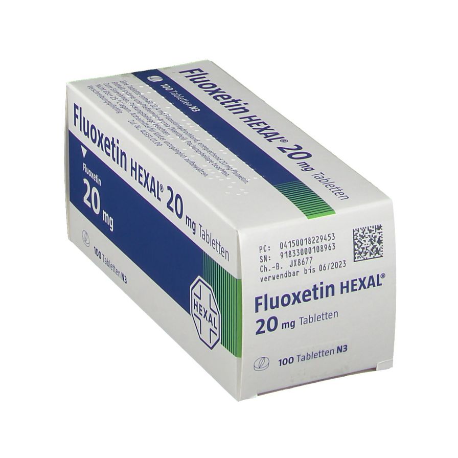 Fluoxetin HEXAL® 20 mg 100 St - shop-apotheke.com
