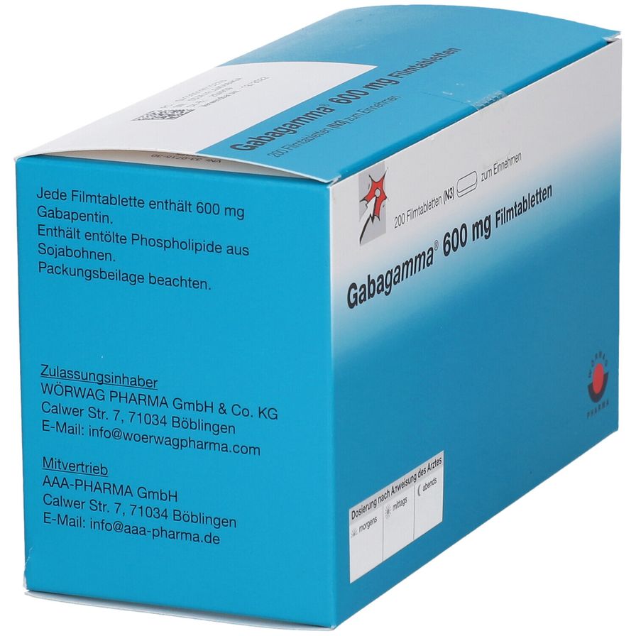 Gabagamma® 600 mg 200 St - shop-apotheke.com