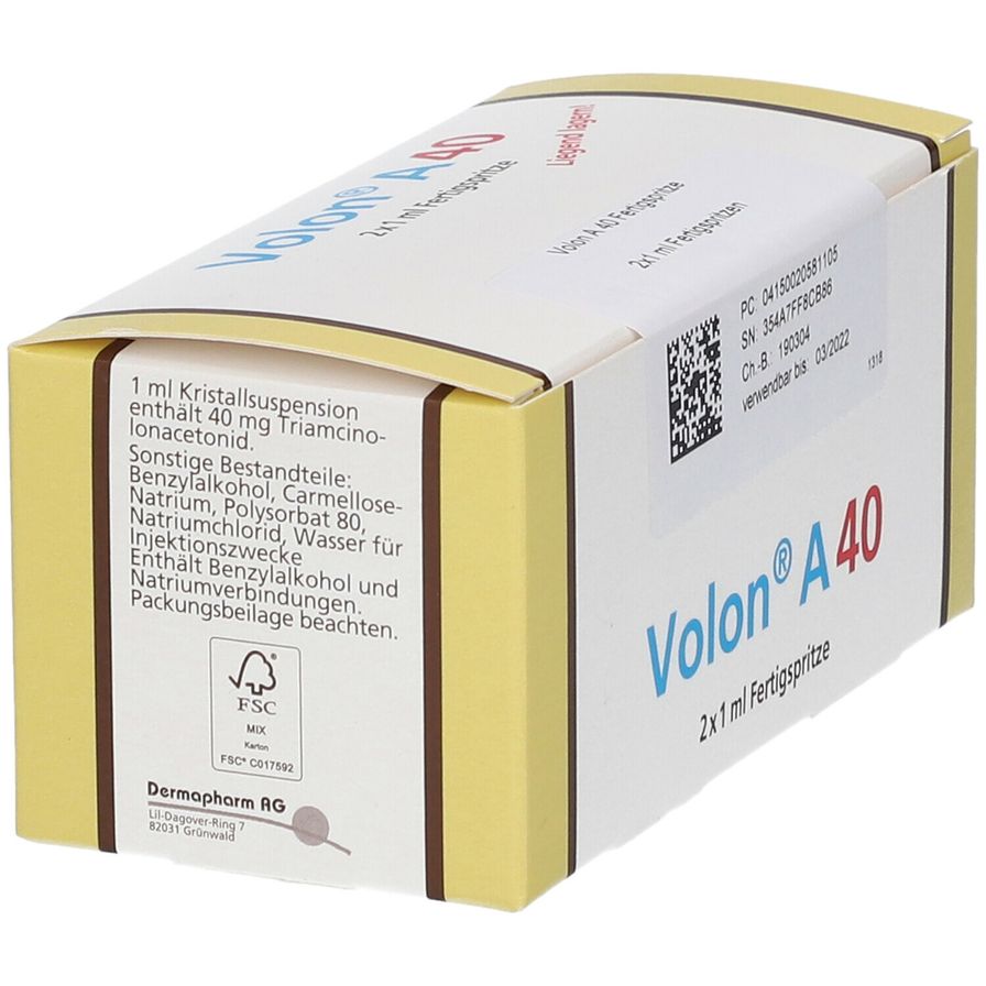Volon®A 40 Fertigspritzen 2x1 ml - shop-apotheke.com