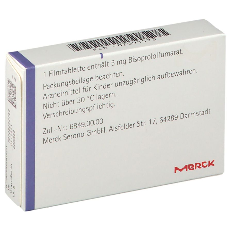 Concor® 5 mg 100 St - shop-apotheke.com
