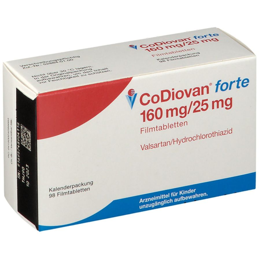 CoDiovan® Forte 160 mg/25 mg 98 St - shop-apotheke.com