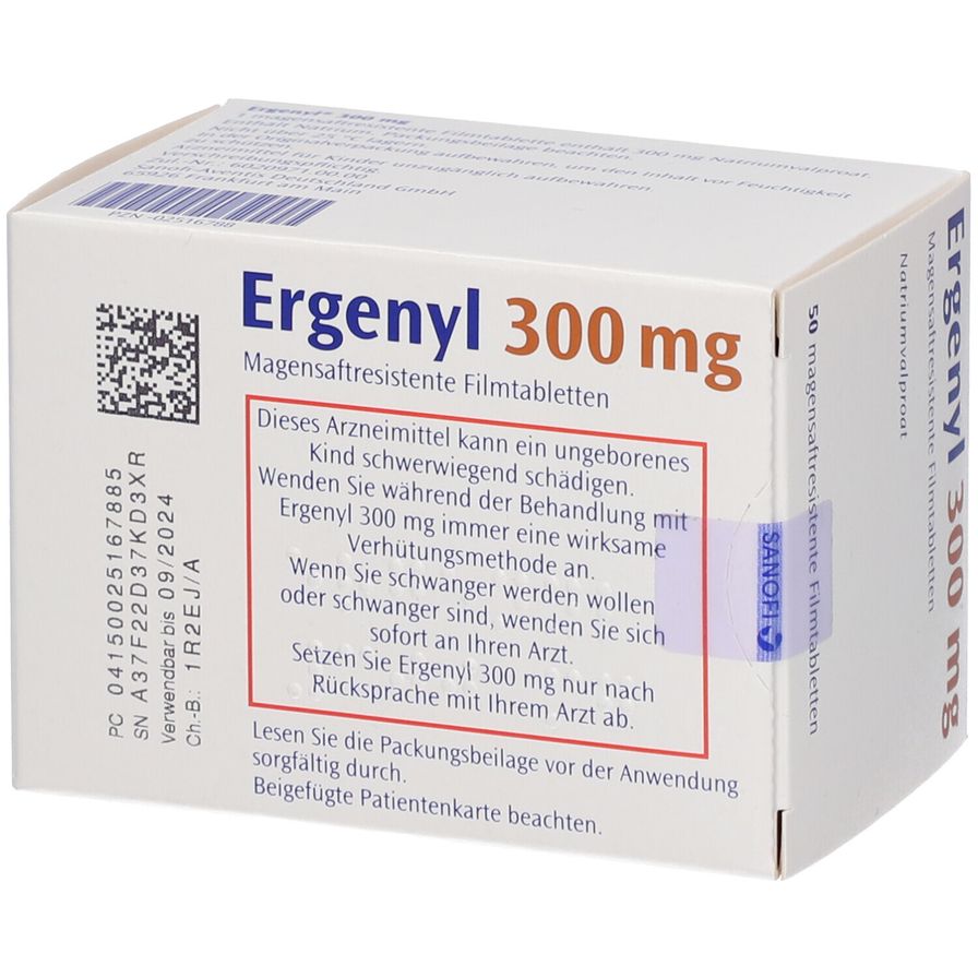 Ergenyl® 300 mg 50 St - shop-apotheke.com