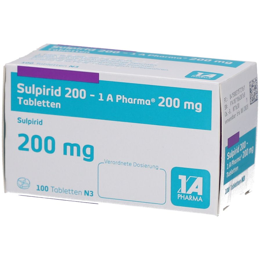 Sulpirid 200 - 1 A Pharma® 100 St - shop-apotheke.com