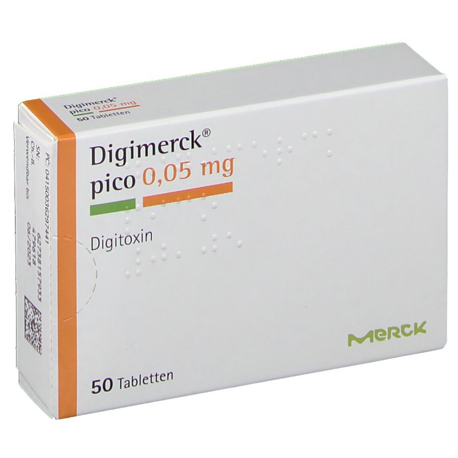 Digimerck® pico 0,05 mg 50 St - shop-apotheke.com