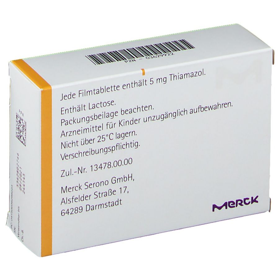 Thyrozol® 5 mg 100 St - shop-apotheke.com