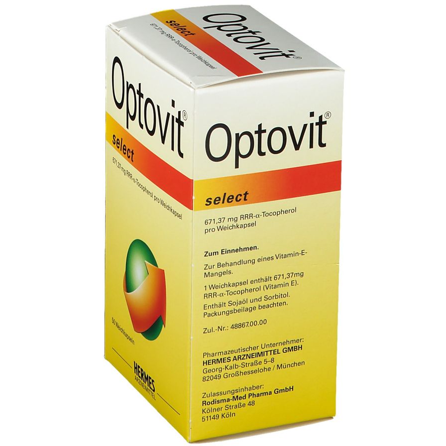 Optovit® select 1000 I.E. Kapseln 50 St - shop-apotheke.com