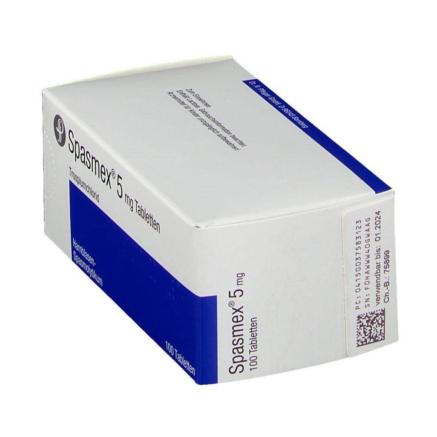 Spasmex® 5 mg 100 St - shop-apotheke.com