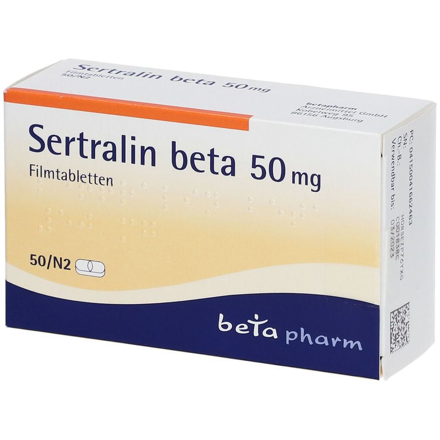 Sertralin beta 50 mg 50 St - shop-apotheke.com