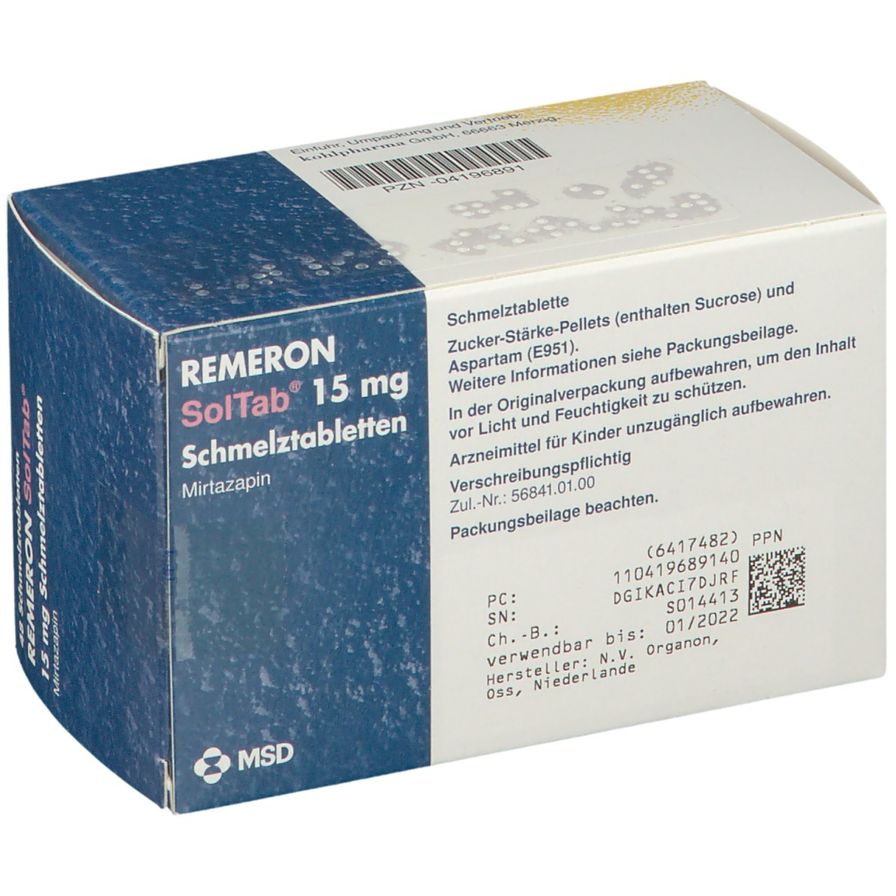 REMERON SolTab® 15 mg 48 St - shop-apotheke.com