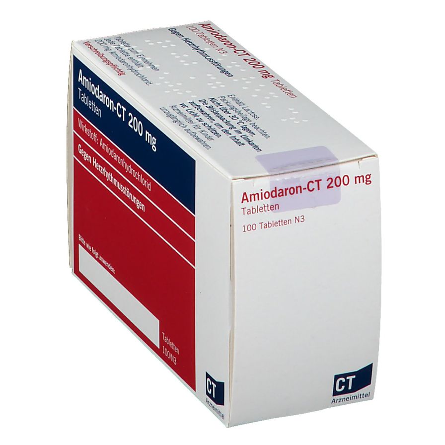 Amiodaron-CT 200 mg 100 St - shop-apotheke.com