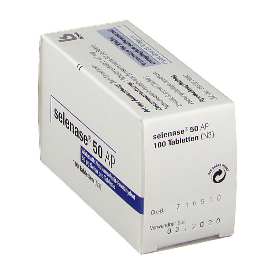 selenase® 50 Ap Tabletten 100 St - shop-apotheke.com