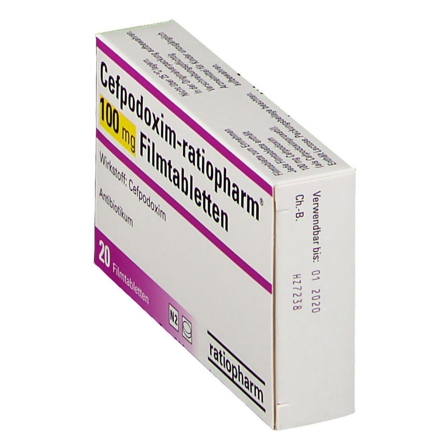 Cefpodoxim-ratiopharm® 100 mg 20 St - shop-apotheke.com