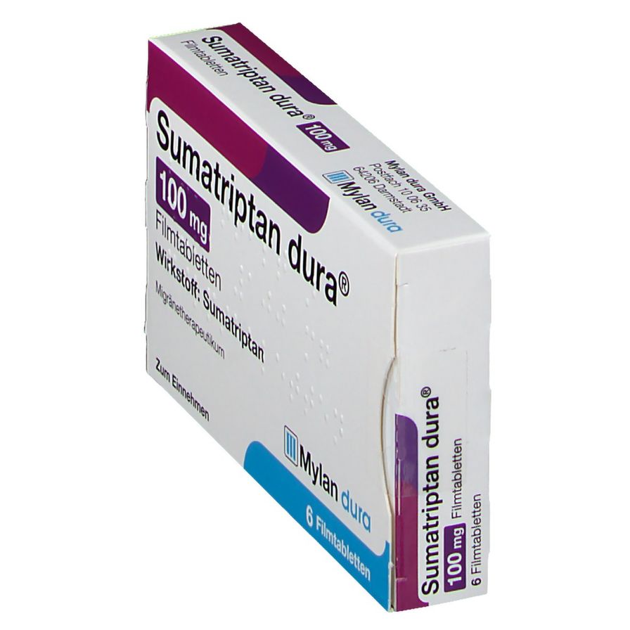 Sumatriptan dura® 100 mg 6 St - shop-apotheke.com