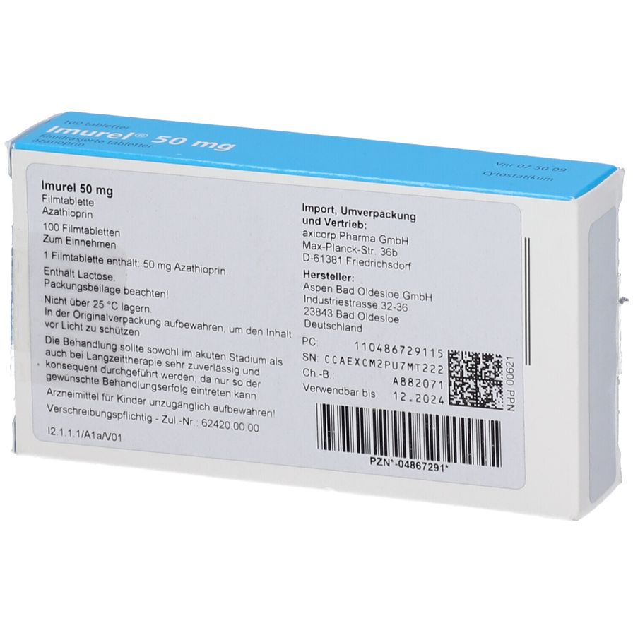 Imurel 50 mg 100 St - shop-apotheke.com