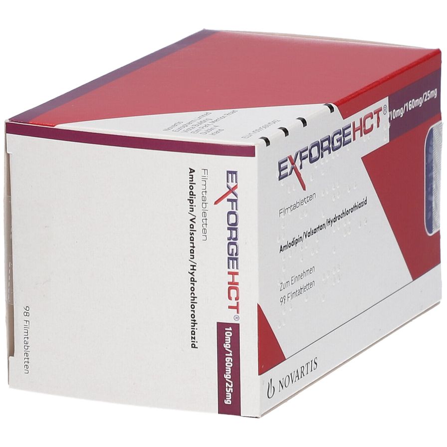 Exforge® HCT 10 mg/160 mg/25 mg 98 St - shop-apotheke.com