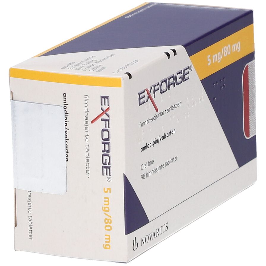 EXFORGE 5 mg/80 mg Filmtabletten 98 St - shop-apotheke.com