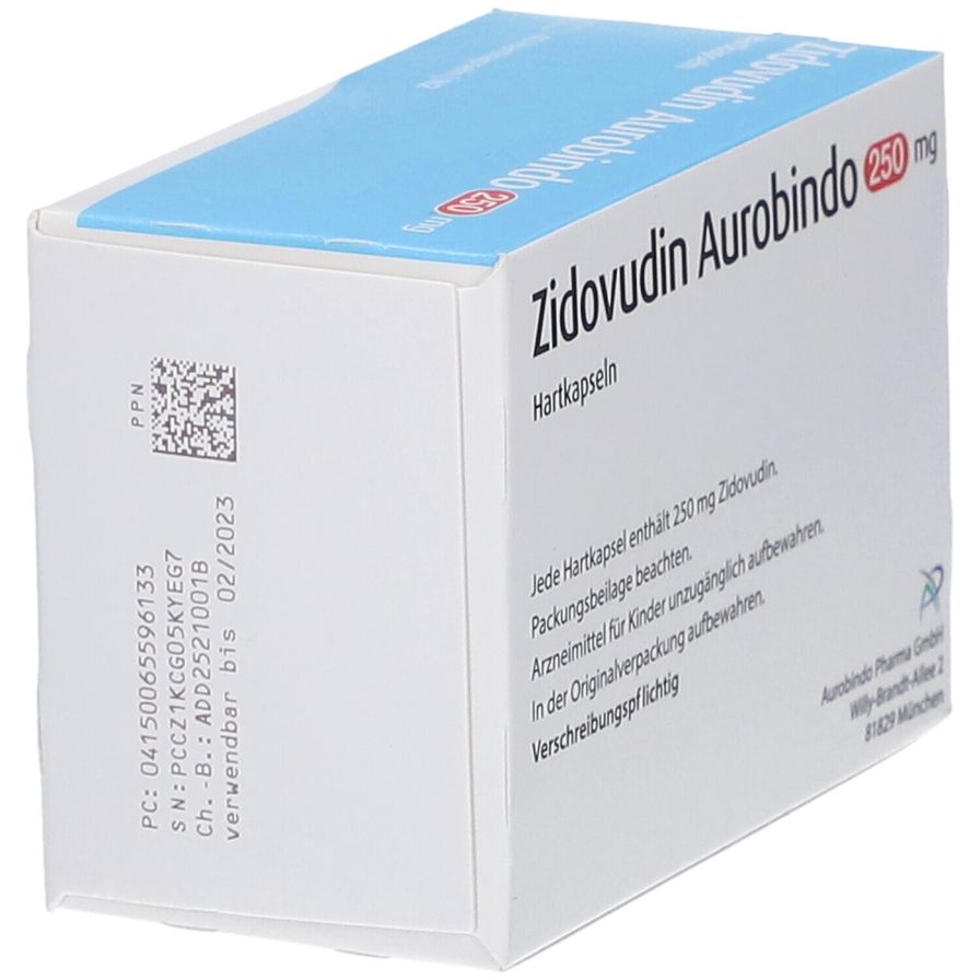 Zidovudin Aurobindo 250 mg 40 St - shop-apotheke.com