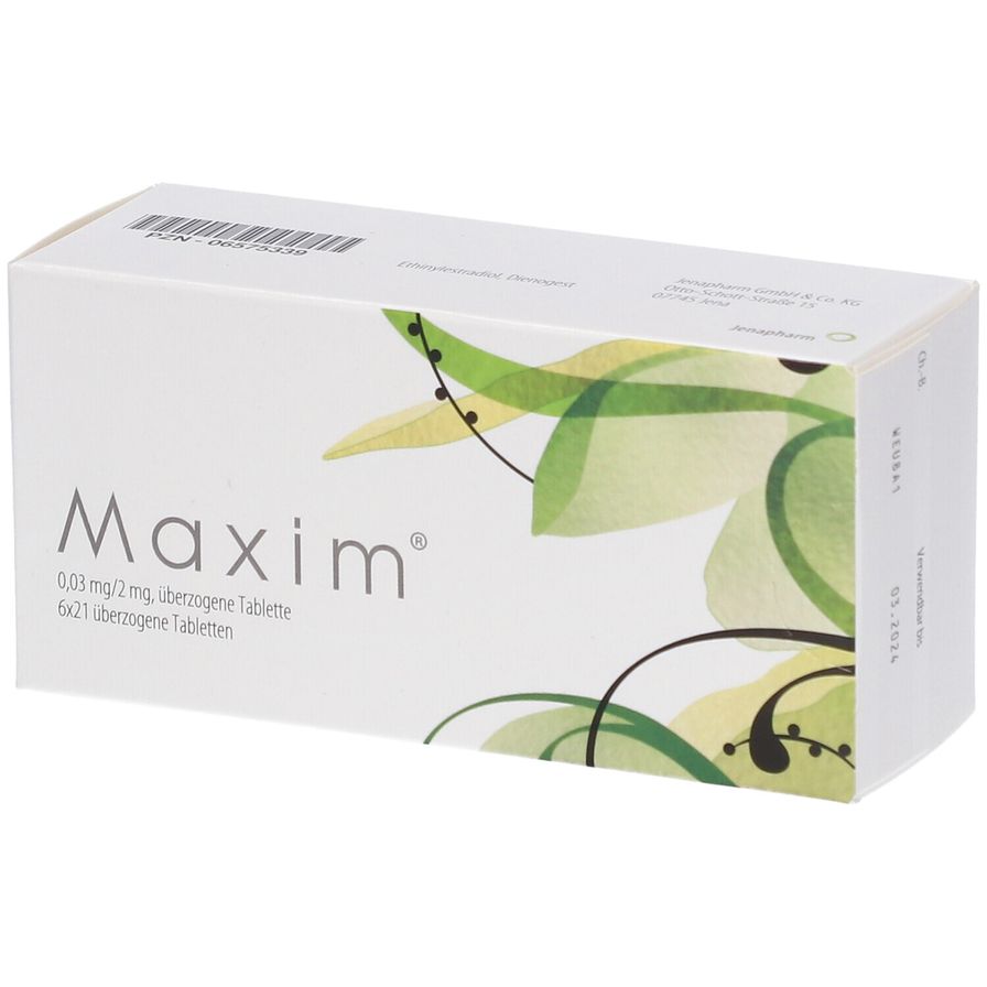 Maxim® 0,030 mg/2 mg 126 St - shop-apotheke.com