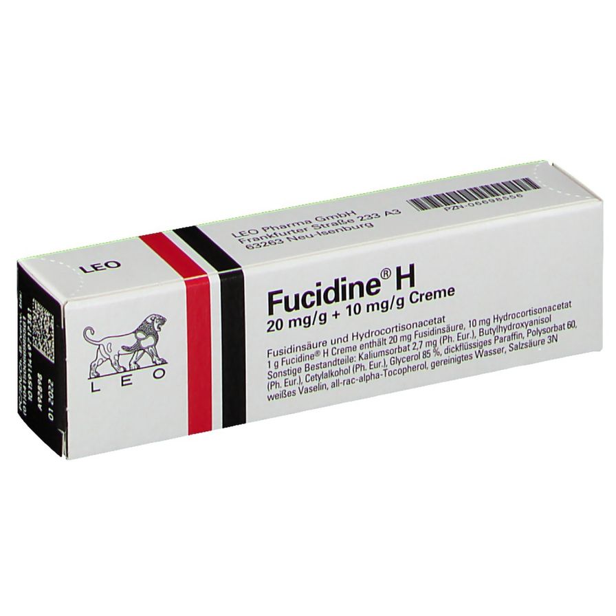 Fucidine® H 20 mg/g + 10 mg/g Creme 15 g - shop-apotheke.com