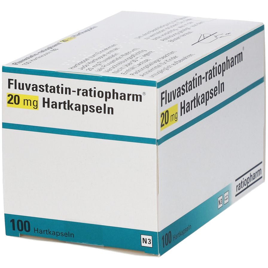 Fluvastatin-ratiopharm® 20 mg 100 St - shop-apotheke.com
