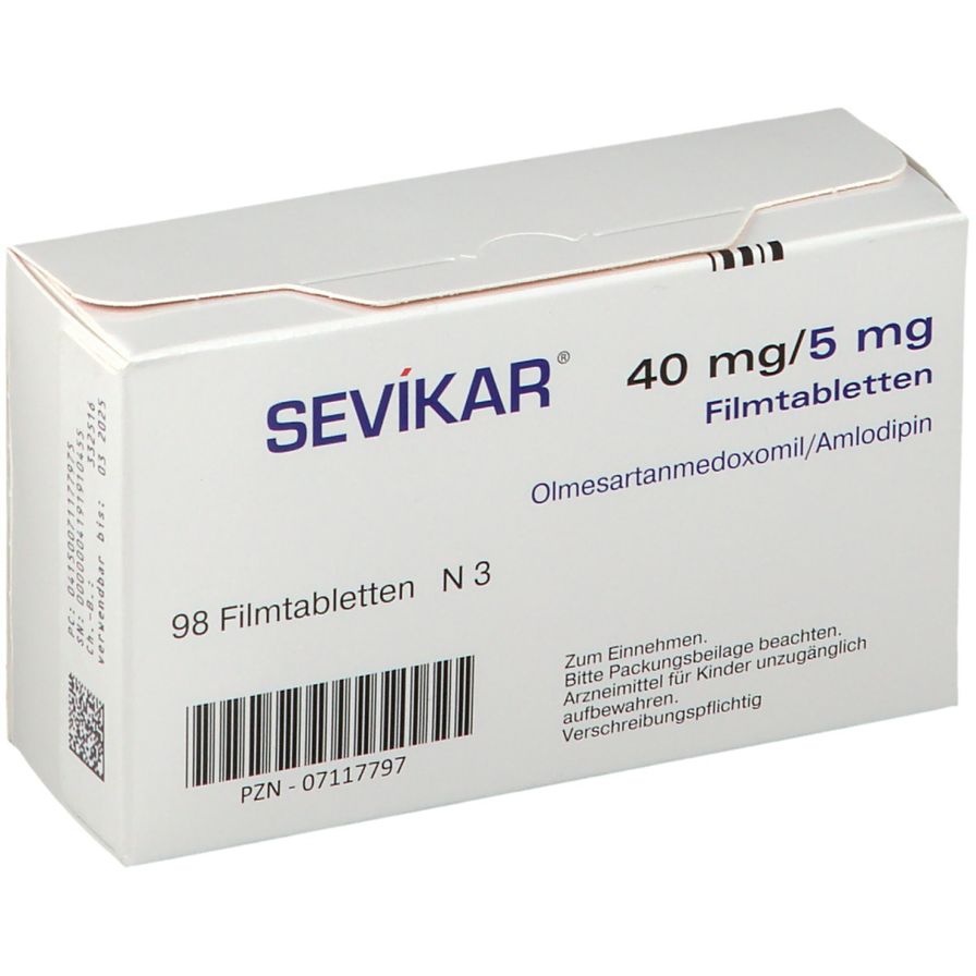 SEVIKAR® 40 mg/5 mg 98 St - shop-apotheke.com