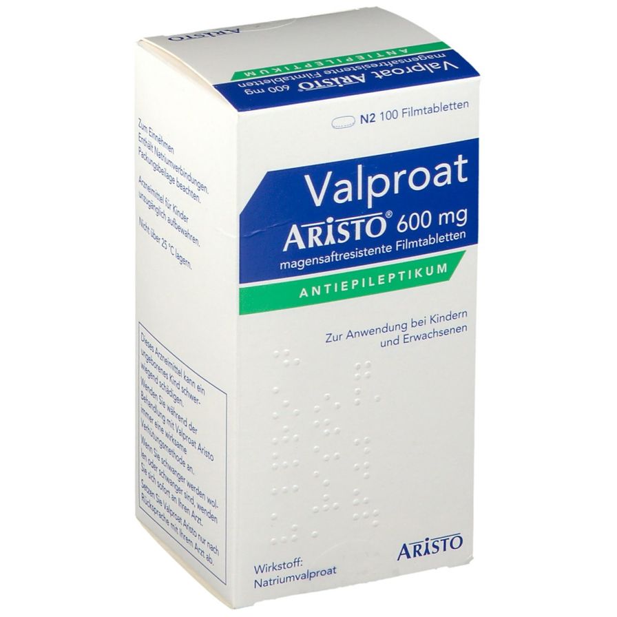 Valproat Aristo® 600 mg 100 St - shop-apotheke.com