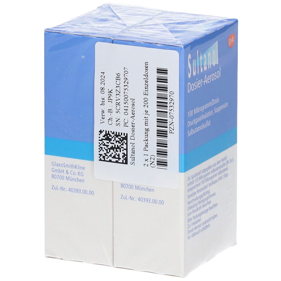 Sultanol® 100 µg/Dosis 2 St - shop-apotheke.com