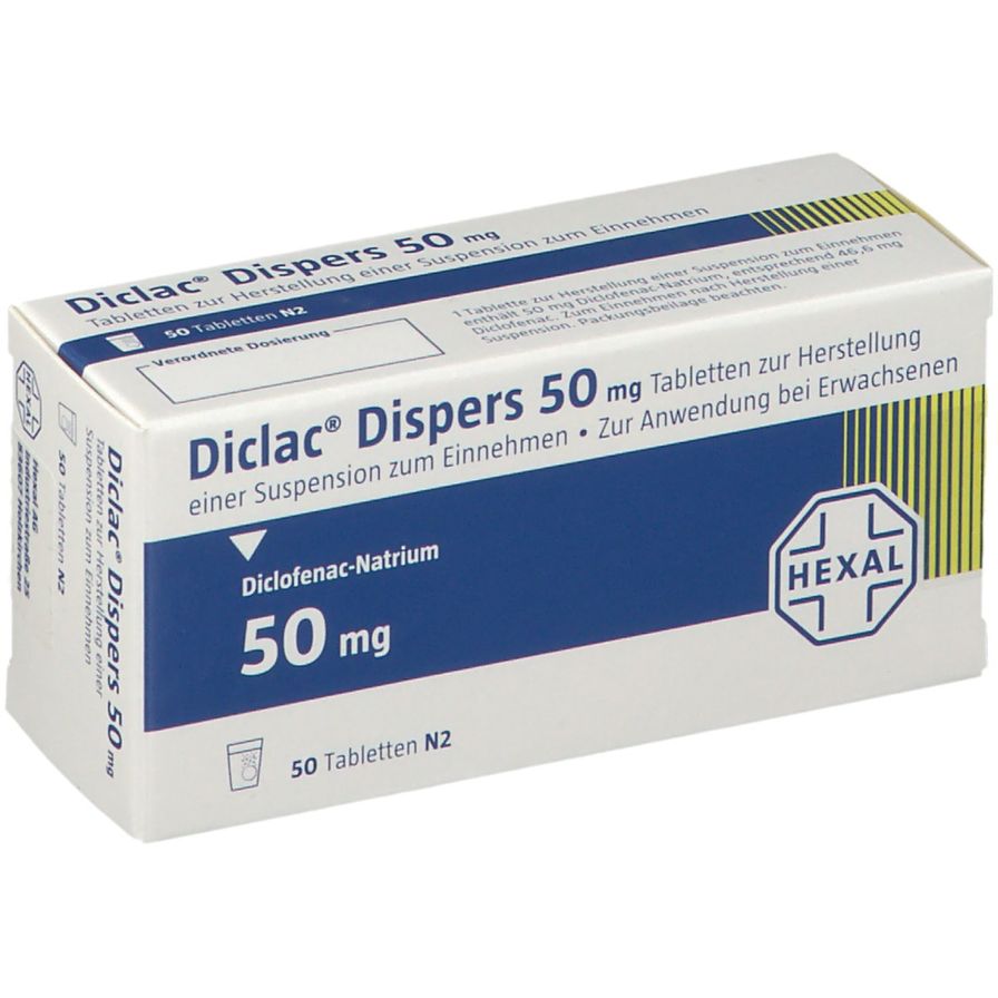 Diclac® Dispers 50 mg 50 St - shop-apotheke.com