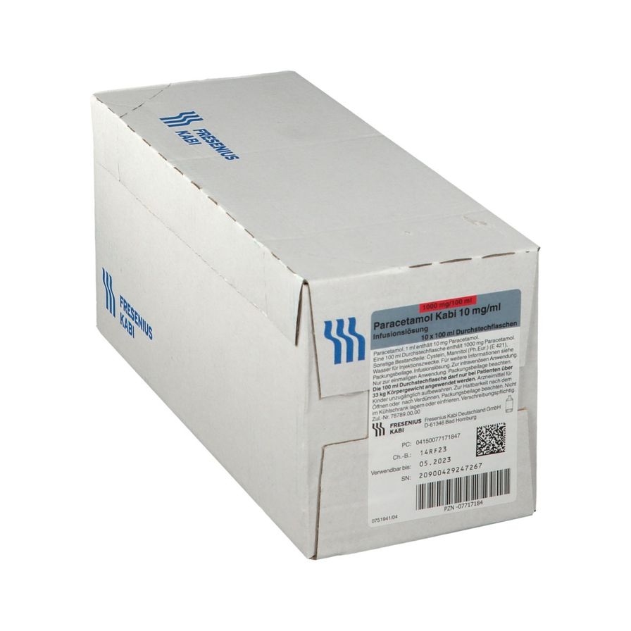 Paracetamol Kabi 10 mg/ml 10x100 ml - shop-apotheke.com
