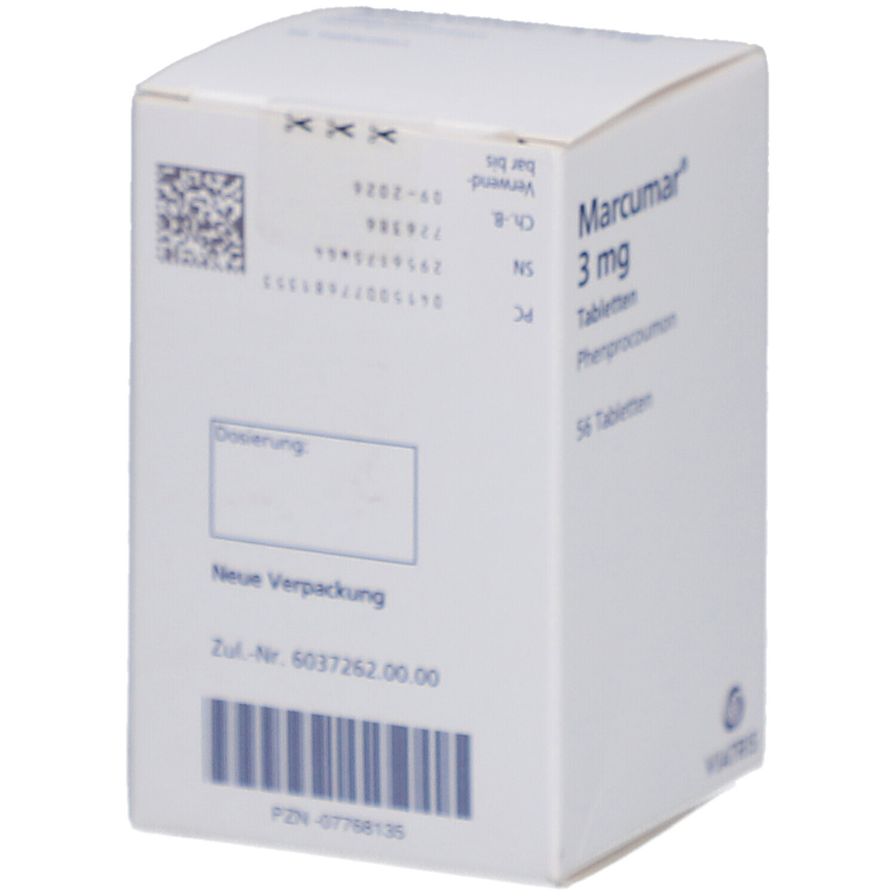 Marcumar® 3 mg 56 St - shop-apotheke.com