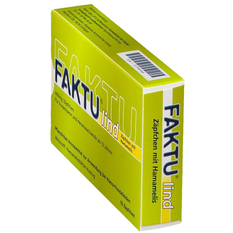 FAKTU® lind Zäpfchen mit Hamamelis 10 St - shop-apotheke.com