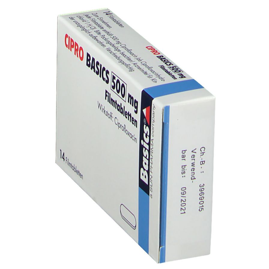 CIPRO BASICS 500 mg 14 St - shop-apotheke.com