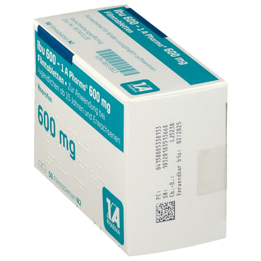 Ibu 600 - 1 A Pharma® 50 St - shop-apotheke.com