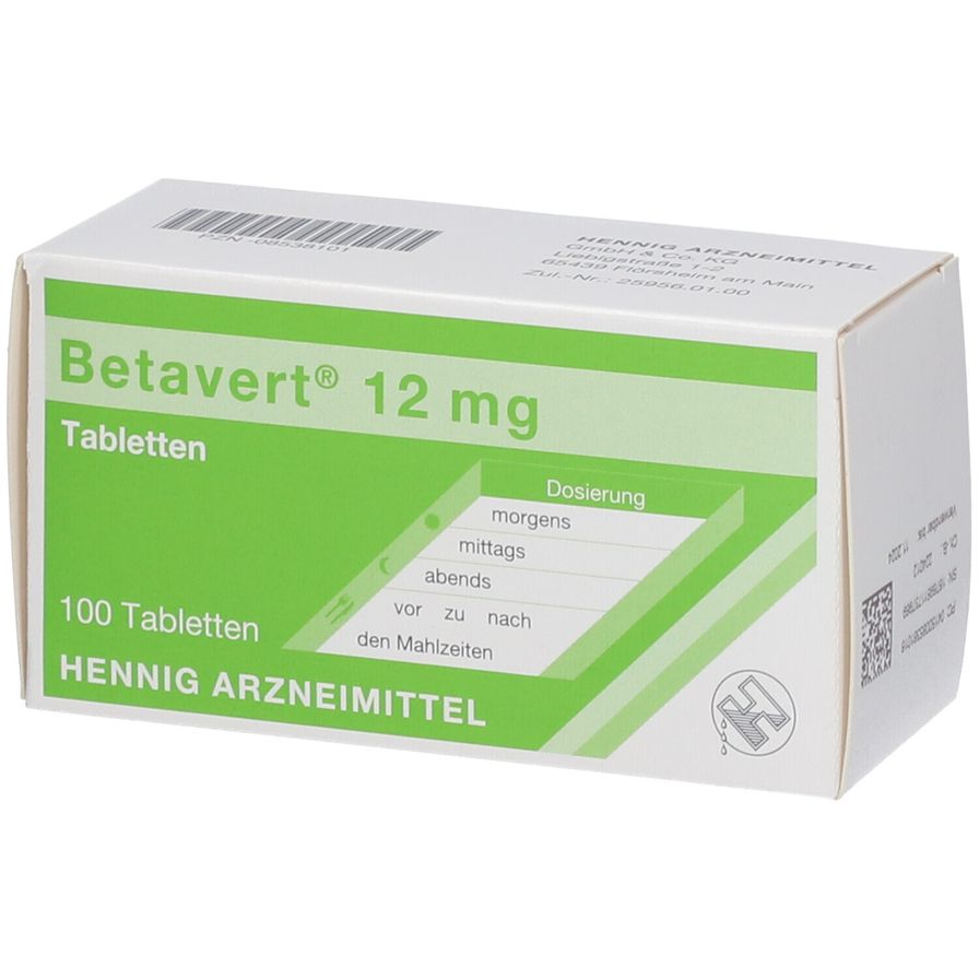 Betavert® 12 mg 100 St - shop-apotheke.com