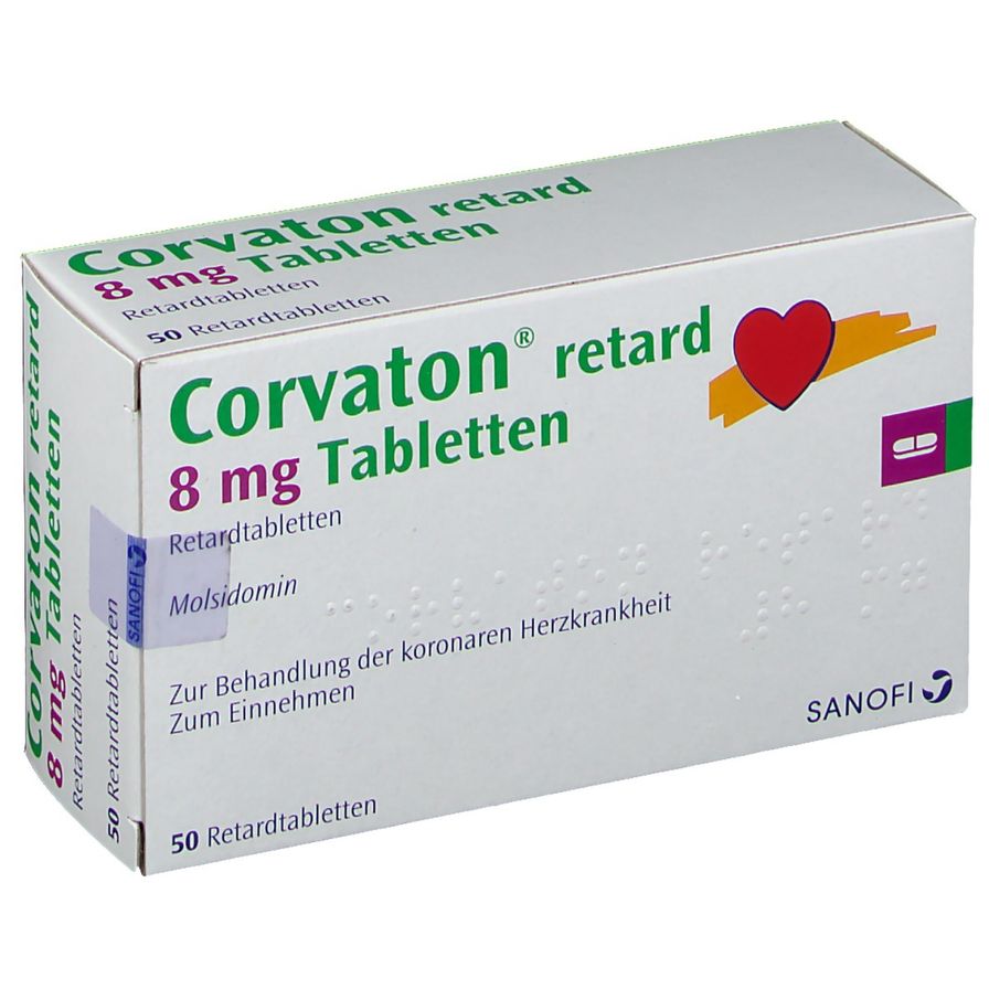 Corvaton® retard 8 mg 50 St - shop-apotheke.com