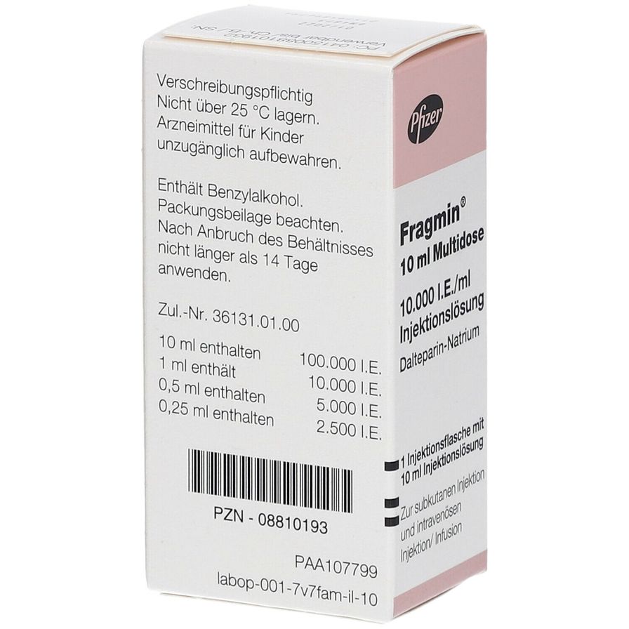 Fragmin® Multidose 10.000 I.E./ml 1x10 ml - shop-apotheke.com
