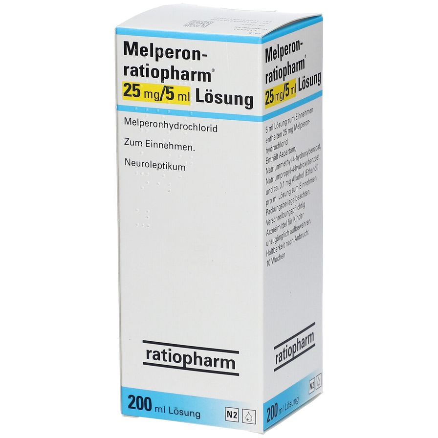 Melperon-ratiopharm® 25 mg/5 ml 200 ml - shop-apotheke.com