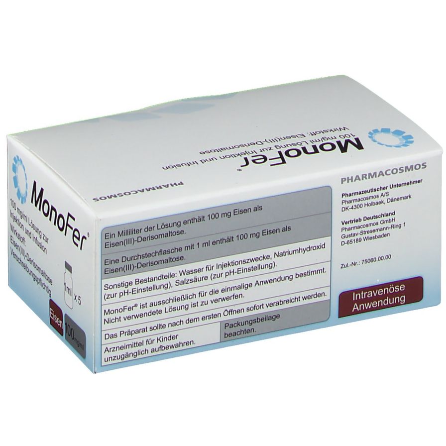 MonoFer® 100 mg/ml 5x1 ml - shop-apotheke.com