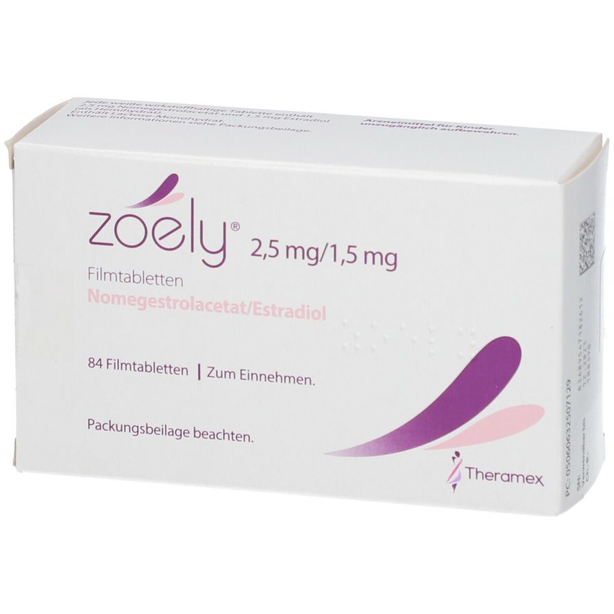 zoely® 2,5 mg/1,5 mg 3x28 St - shop-apotheke.com