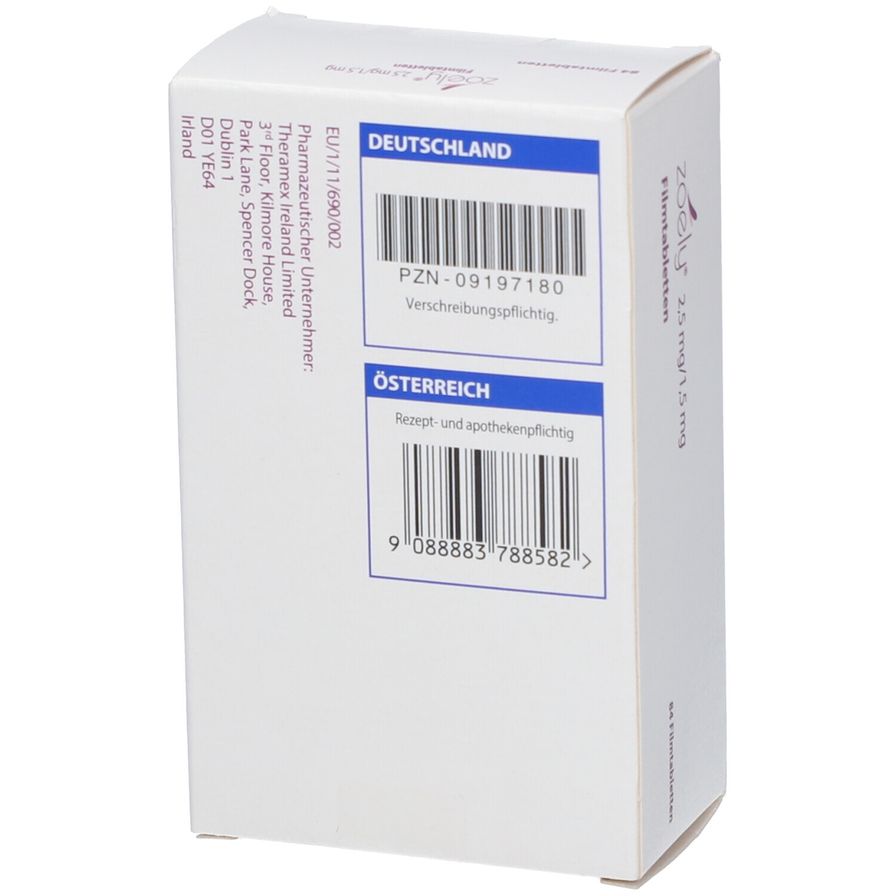 zoely® 2,5 mg/1,5 mg 3x28 St - shop-apotheke.com