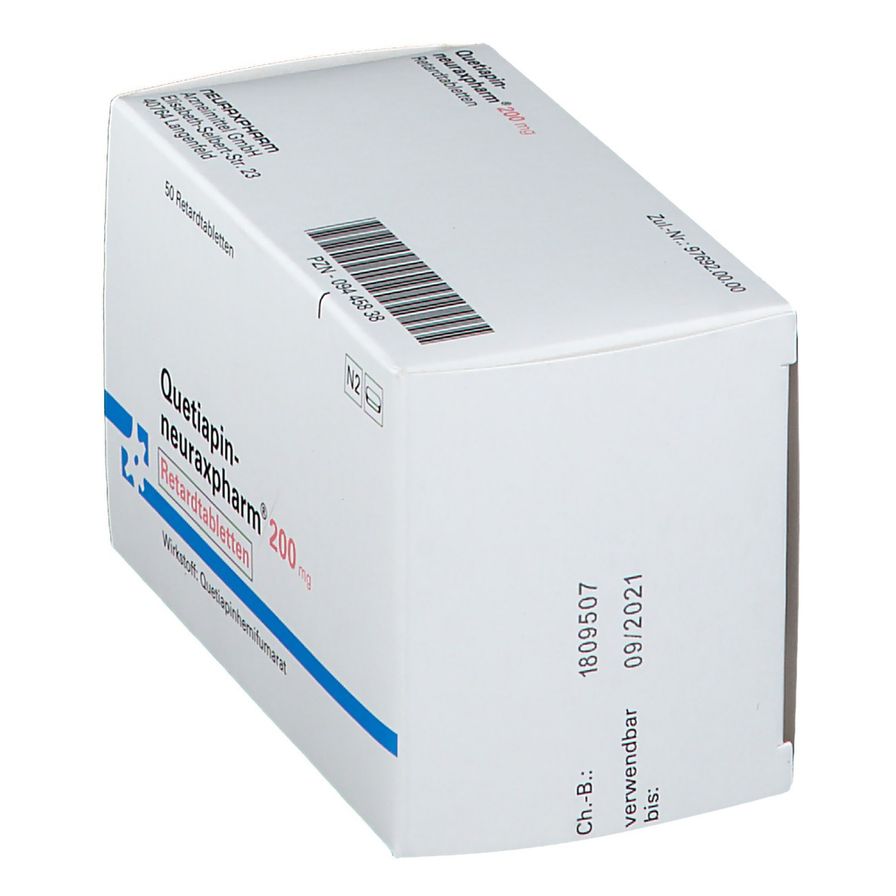 Quetiapin-neuraxpharm® 200 mg 50 St - shop-apotheke.com