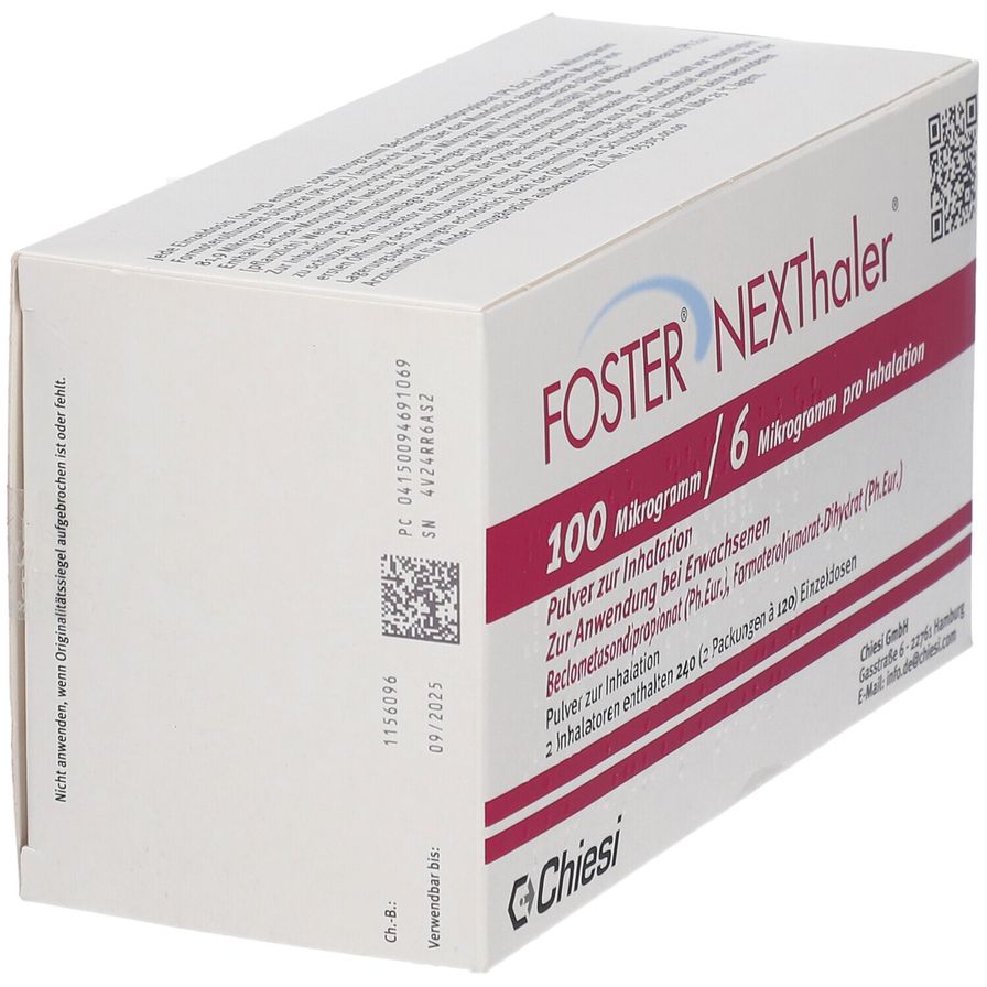 FOSTER® NEXThaler® 100 µg/6 µg 2 St - shop-apotheke.com