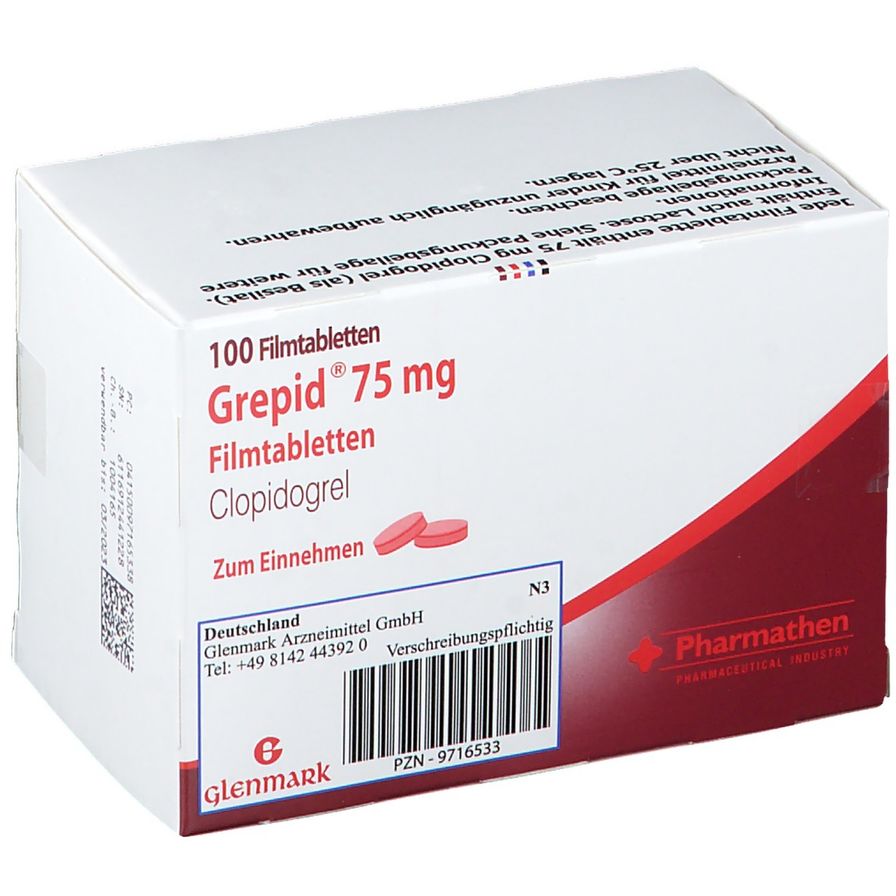 Grepid® 75 mg 100 St - shop-apotheke.com