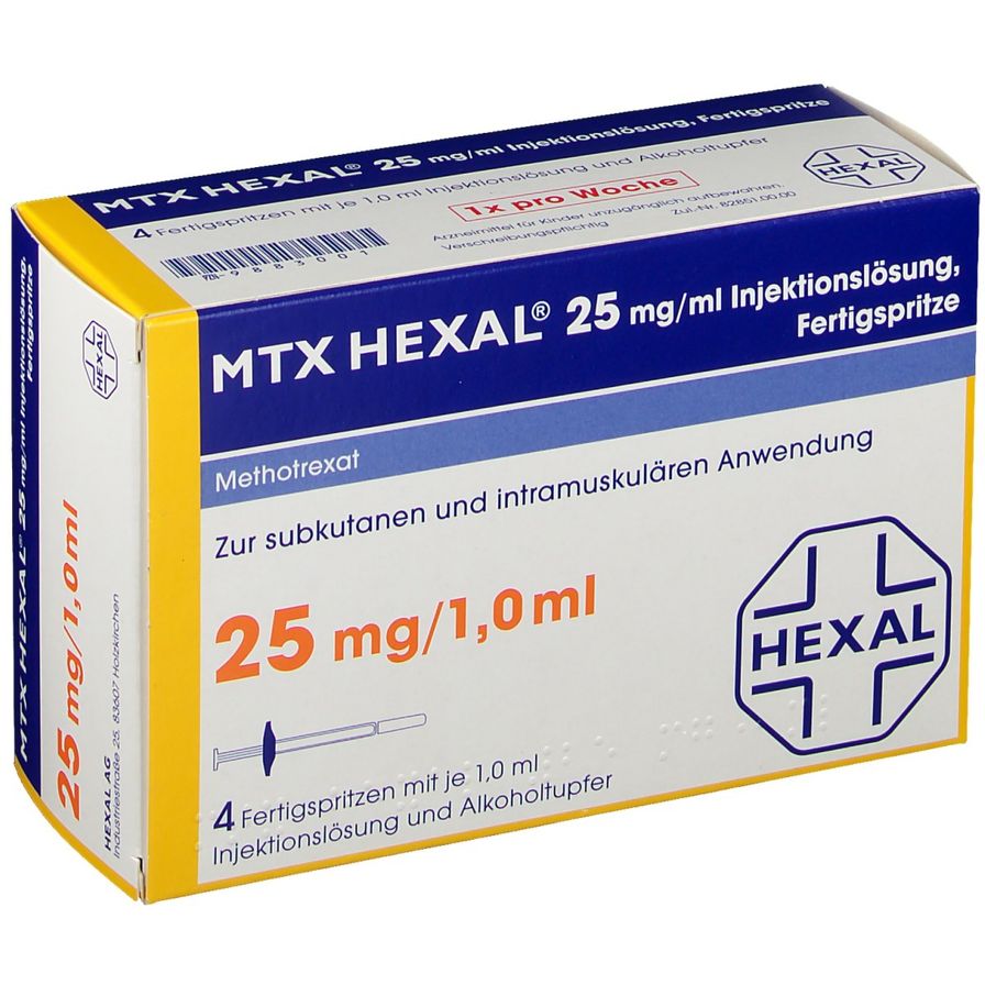MTX HEXAL® 25 mg/ml 25 mg 4 St - shop-apotheke.com