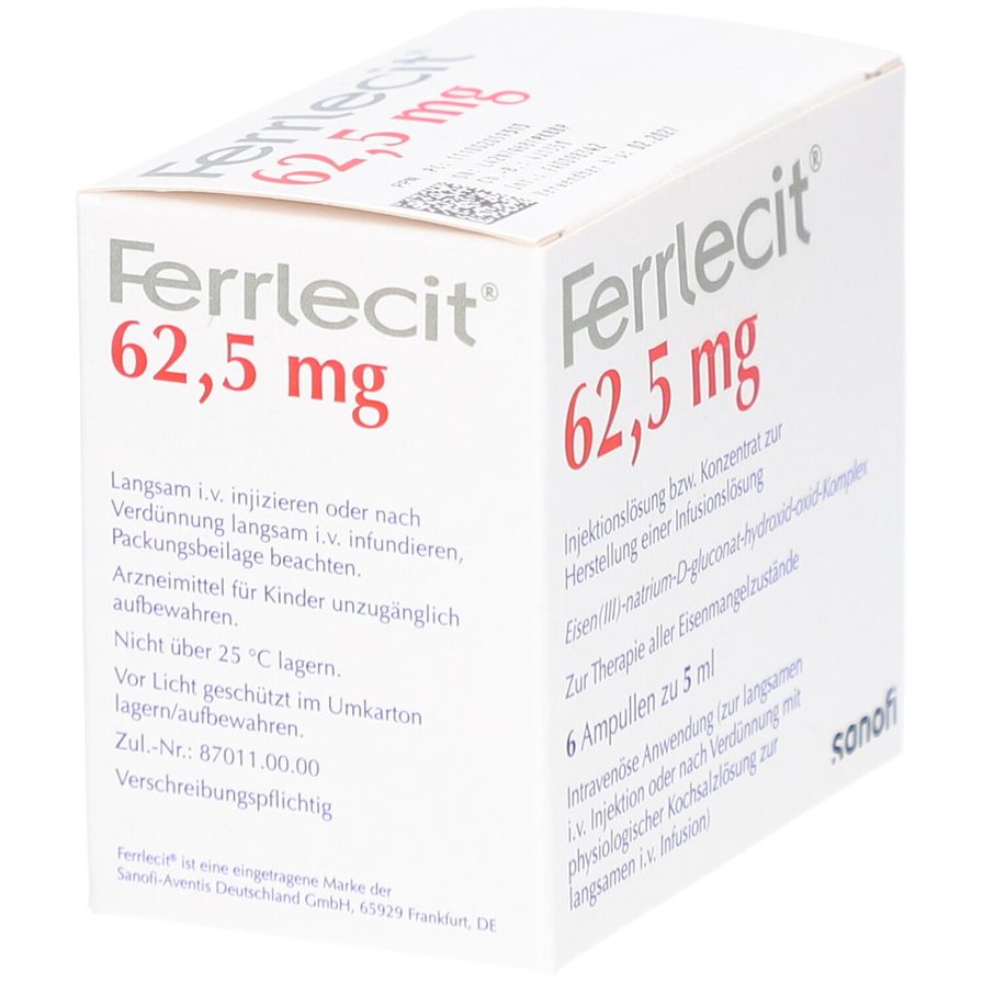 Ferrlecit® 62,5 mg 6x5 ml - shop-apotheke.com