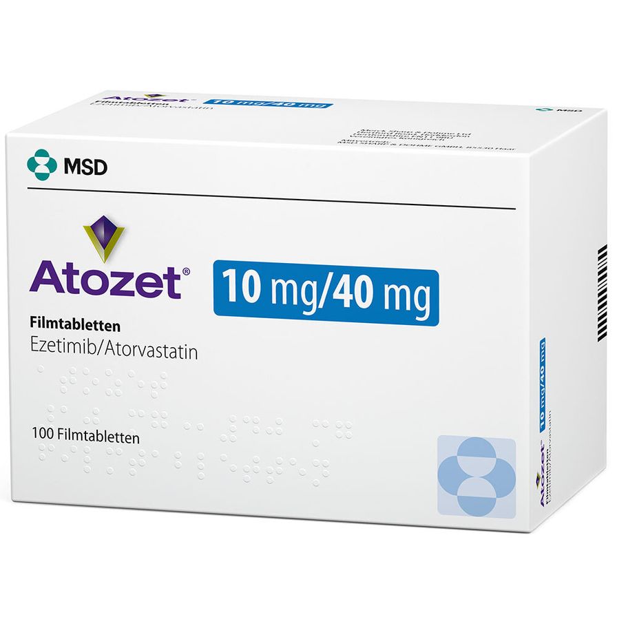 Atozet 10 Mg 40 Mg 100 St Shop Apotheke