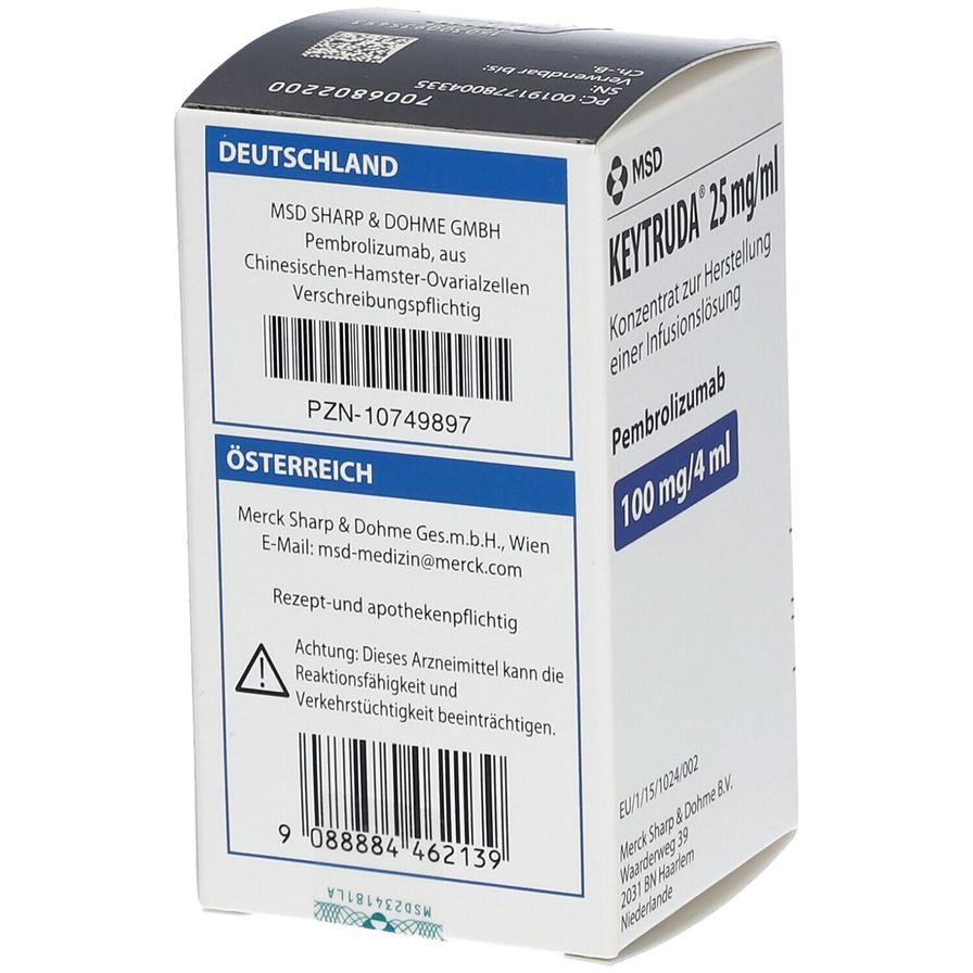 KEYTRUDA® 25 mg/ml 4 ml - shop-apotheke.com